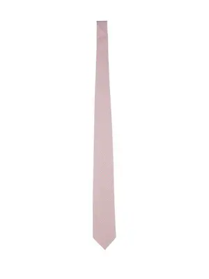 FERRAGAMO Gancini Printed Neck Tie - Pink