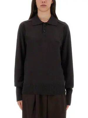 Studio Nicholson Inverness Polo Shirt - Brown