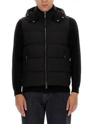 Moorer Zip Up Vests For Men
