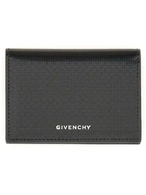 Givenchy Leather Card Holder - Black