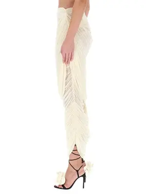 Magda Butrym Draped Midi Skirt