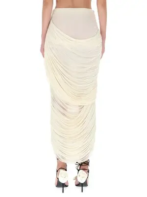 Magda Butrym Draped Midi Skirt