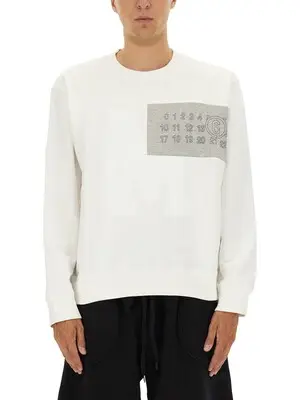 Mm6 Maison Margiela Logo Sweatshirts Hoodies For Men