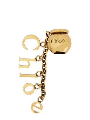 Chloé Sphere Letter Charm - Gold