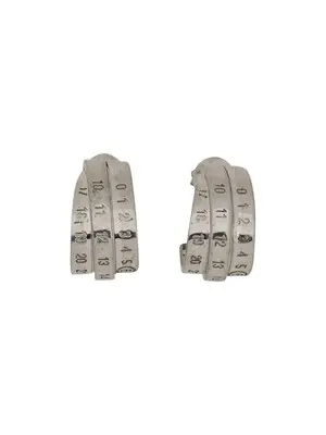 MAISON MARGIELA Hoop Earrings - Silver