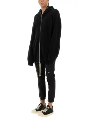 Rick Owens Knit Zip Up Sweatshirt