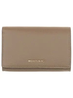 Michael Kors Leather Wallet - Dove