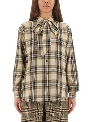 Saint Laurent Cassandre Lavallière Shirt