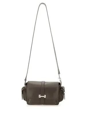 Hogan Small Flap Bag - Brown