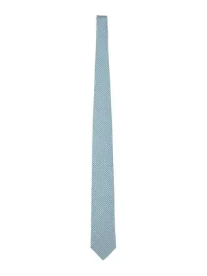 FERRAGAMO Silk Neck Tie Baby Blue