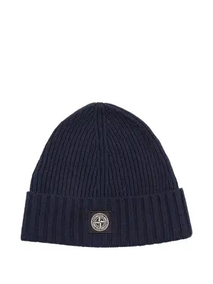 Stone Island Beanie Hat - Blue