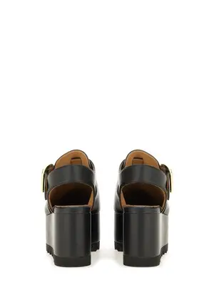 Stella McCartney Elyse Sandal With Platform - Black