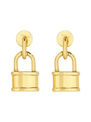 Patou Earrings With Padlock - Gold