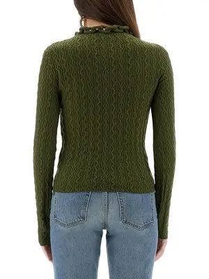 Rabanne Wool Jersey - Green