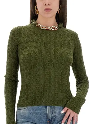 Rabanne Wool Jersey - Green