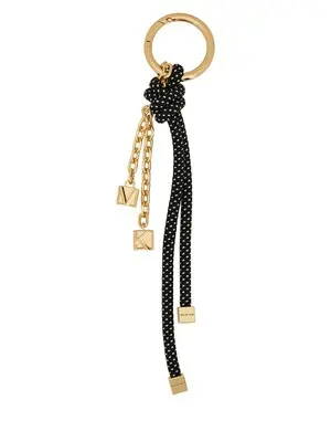Michael Kors Keychain Charm With Logo - Black