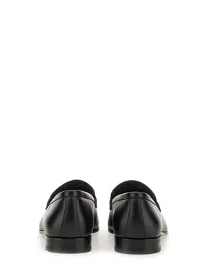 FERRAGAMO Mocassin Gancini - Black