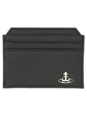 VIVIENNE WESTWOOD Slim Card Holder - Black