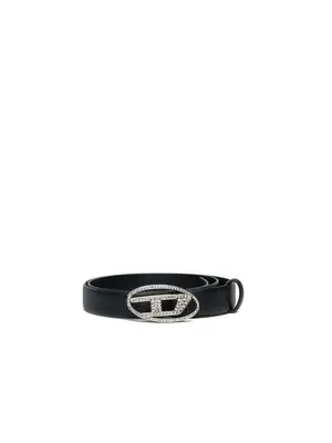 DIESEL Embellished Belt - Black
