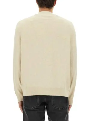 MARANT Logo Cardigan - Ivory