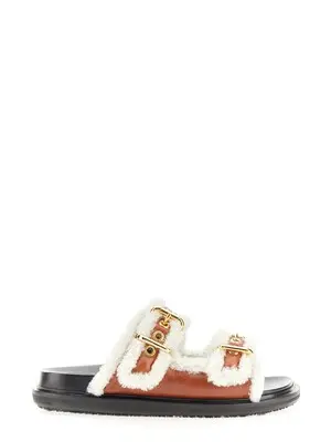 Marni Fussbet Sandals - Buff