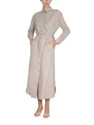 Aspesi Shirt Dress - Beige