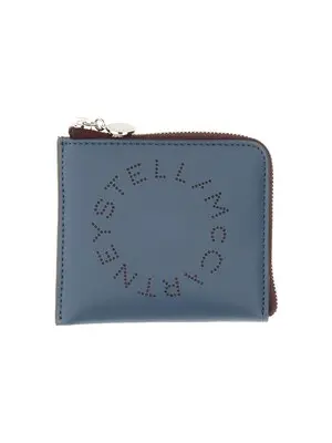 Stella McCartney Zipped Wallet Blue