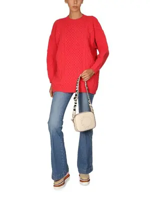 Stella McCartney Wool Crew Neck Sweater - Red