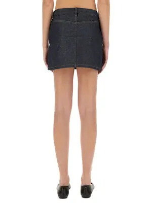 A.p.c. A. P.c. Mini Skirt - Denim