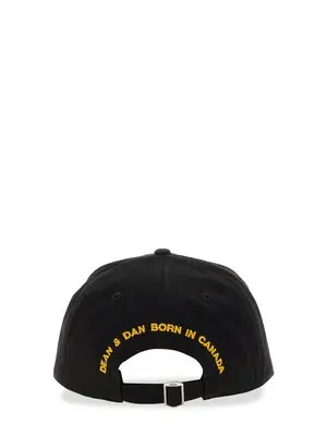 Dsquared2 Baseball Cap With Logo - Black