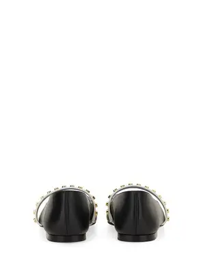 Alexander McQueen Leather Ballerinas