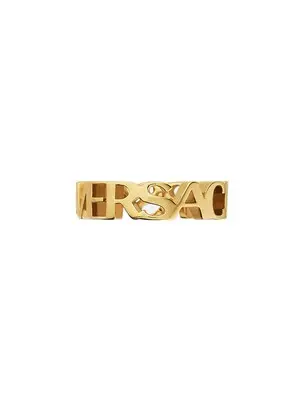 Versace Logo Ring - Gold