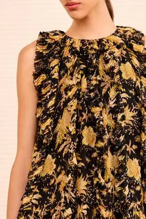 Ulla Johnson Signe Cascading Ruffle Mini Dress