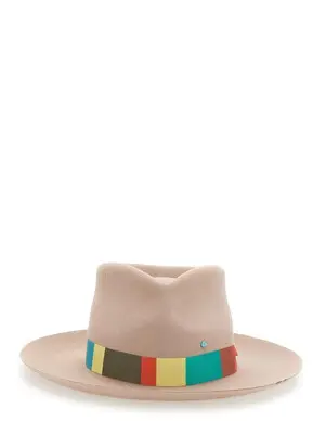 SUPERDUPER FEAT LORENZOJOVA Bougainvillea Fedora - Beige