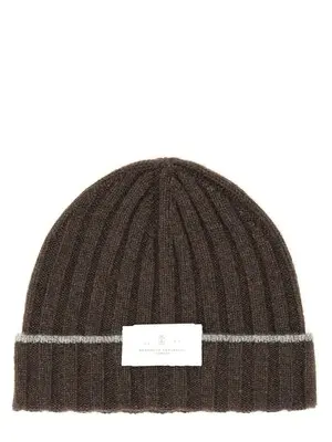 Brunello Cucinelli Cashmere Beanie - Brown