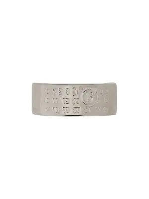MAISON MARGIELA Minimal Numeric Band Ring - Silver