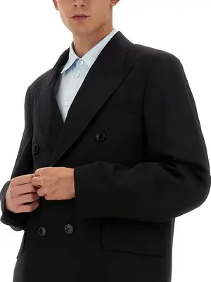 Our Legacy Double-breasted Blazer - Black