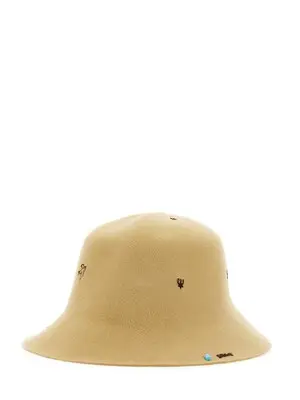 SUPERDUPER FEAT LORENZOJOVA Freya Bucket Hat Beige