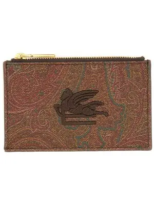 Etro Textured Wallets For Men