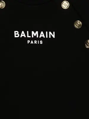 Balmain Dress With Gold Buttons