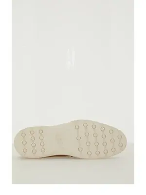 TOD'S Leather Slipper Loafer - Brown