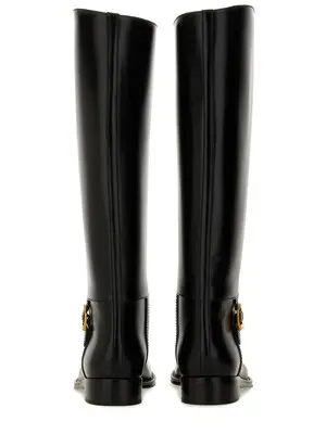 Saint Laurent High Boots - Black