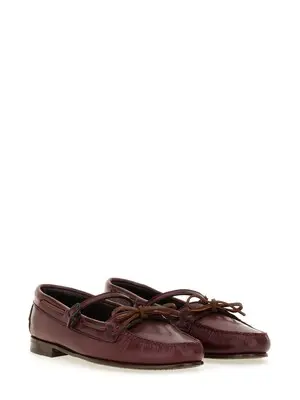 Hereu Moccasin Mary Jane - Bordeaux