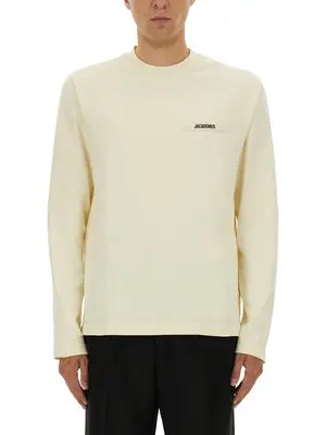 Jacquemus Long-sleeved T-shirt - Ivory
