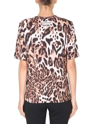 Moschino Animal Print T-shirt - Multicolour