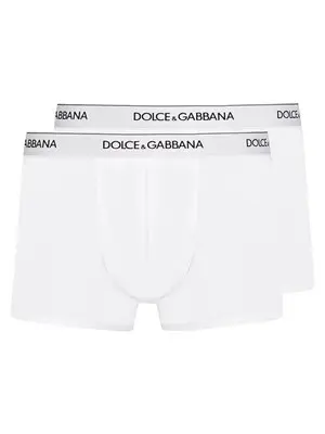 Dolce & Gabbana Bi-pack Boxer Regular - White