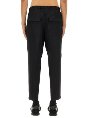 JIL SANDER Tapered Trousers - Black