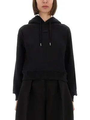 Jacquemus Off The Shoulder Sweatshirts Hoodies For Women
