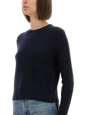 Guest In Residence Shrunken Crewneck Jersey - Blue