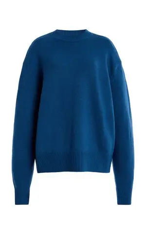 THE FRANKIE SHOP Rafaela Merino Wool-cashmere Sweater - Blue